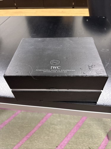 GENUINE IWC WATCH BOX CASE with OPERATING INSTRUCTIONS and WARRANTY ...
