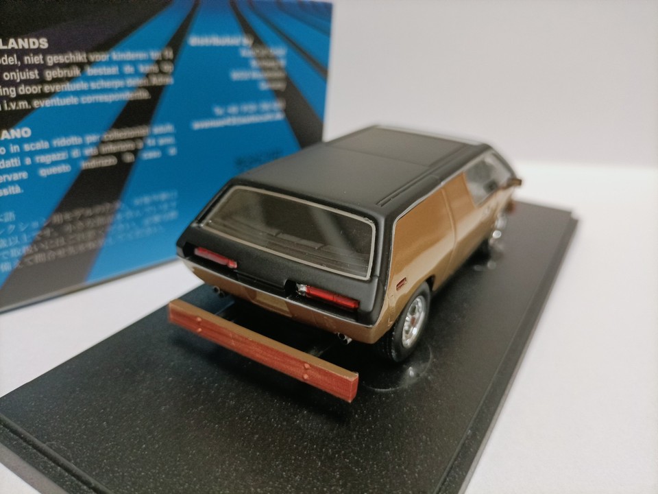Autocult 1:43 Brubaker Box 1972 Gold Modified Bread Truck Model | eBay