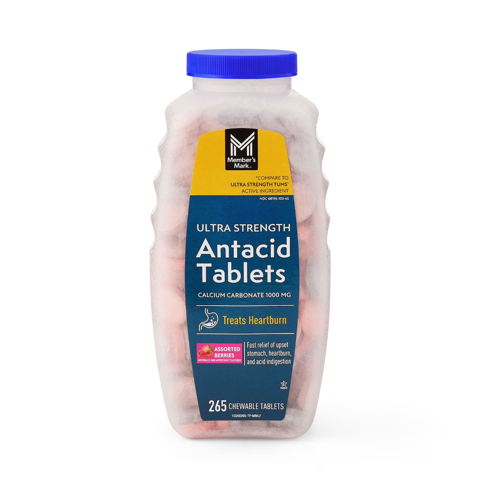 Member's Mark Ultra Strength Antacid Chewable Tablets, Berry, 265 ct ...