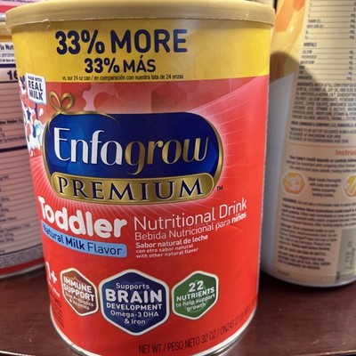 Enfagrow Premium Toddler Next Step Natural Milk Flavor Powder 32 oz Exp ...