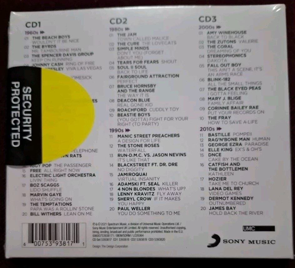Absolute Music- Presents...Through The Decades- New 3xCD 2021 | eBay