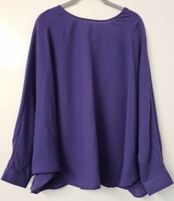 Bnwt Asos Petite Size 12 Purple Batwing Top Cut Out Back | eBay UK