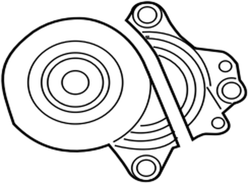 11955-EA20B Nissan Tensioner assy-auto 11955EA20B, New Genuine OEM Part ...