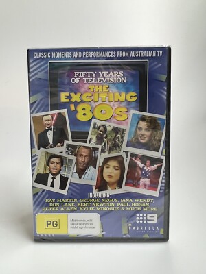 Fifty Years Of Television - The Exciting '80s (DVD, 2006) Brand New ...