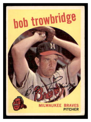 1959 Topps #239 Bob Trowbridge Scan of the card you'll receive ...