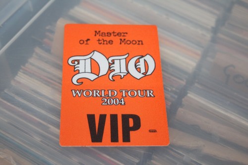 Ronnie James Dio - Backstage Pass unused - VIP 2004 Tour - FREE POSTAGE ...