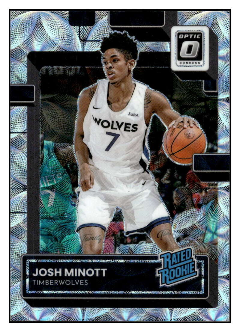 Josh Minott RC 2022-23 Donruss Optic /249 Premium #244 ROOKIE NBA 2 Tim ...