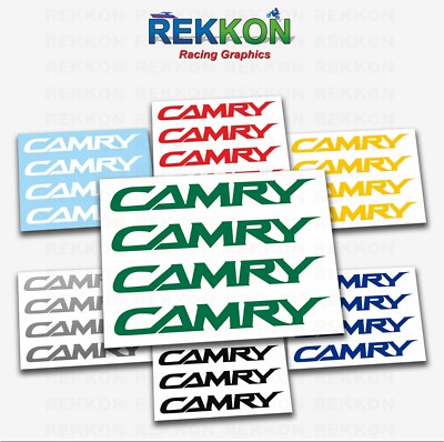 x4 Camry Decal Sticker Decal Racing Nascar Toyota TRD Lets Go Places 5 ...