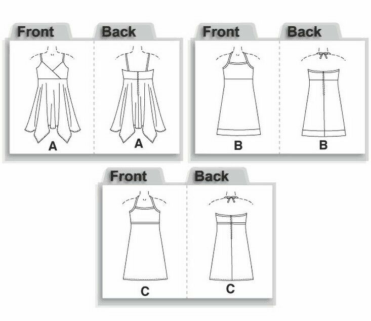 2006 Sassy Girl Summer Dress Pattern Size Choice 7-16½ Plus McCall's ...