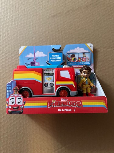 Disney Junior Firebuds, Bo and Flash, Action Figure and Fire Truck ...