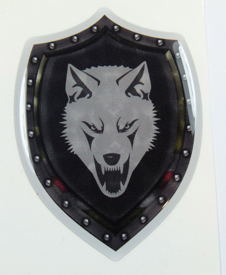 Chechnya Shield Style 3.2" crest Chechen lone Wolf Emblem domed decal Bike Car | eBay