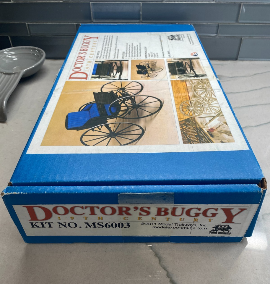MODEL TRAILWAYS MS6003 DOCTOR’S BUGGY MODEL KIT - 1:12 SCALE | eBay