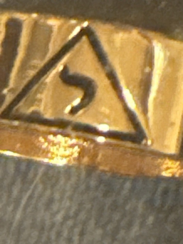 Vintage 10K Gold Masonic Scottish Rite 14th Degree Ring – Yod Triangle ...