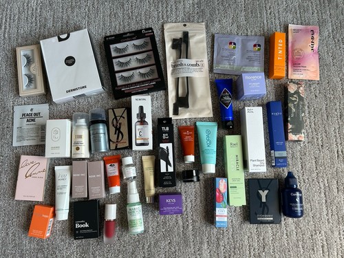 38pc Lot Makeup Haircare Fragrance Skincare Samples & Full Sizes NEW | eBay