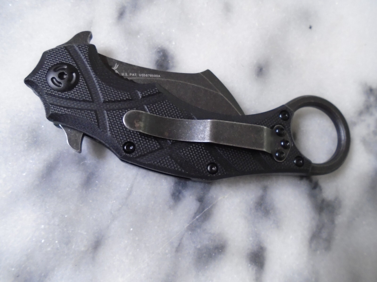 Fox Edge Emerson Wave Ball Bearing Pivot Pocket Knife Karambit Claw FE ...