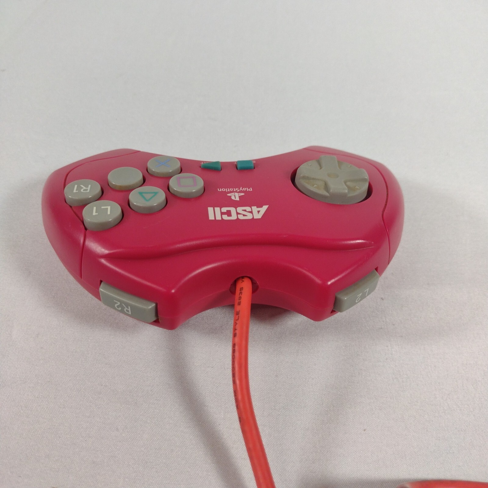 ASCII PAD FT2 CAPCOM Version ASC-0524c Red Sony PlayStation 1 PS1 ...