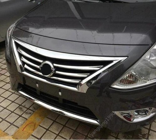 For Nissan VERSA SEDAN 2015 2016 2017 2018 Chrome Front Grille Grill ...
