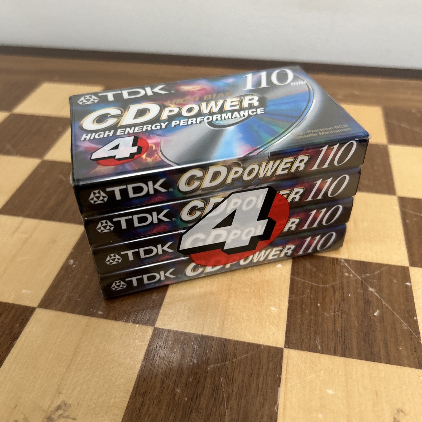 TDK CD Power 110 Type II High Bias Audio Cassette Tapes PK 4 1 BASF 90 ...