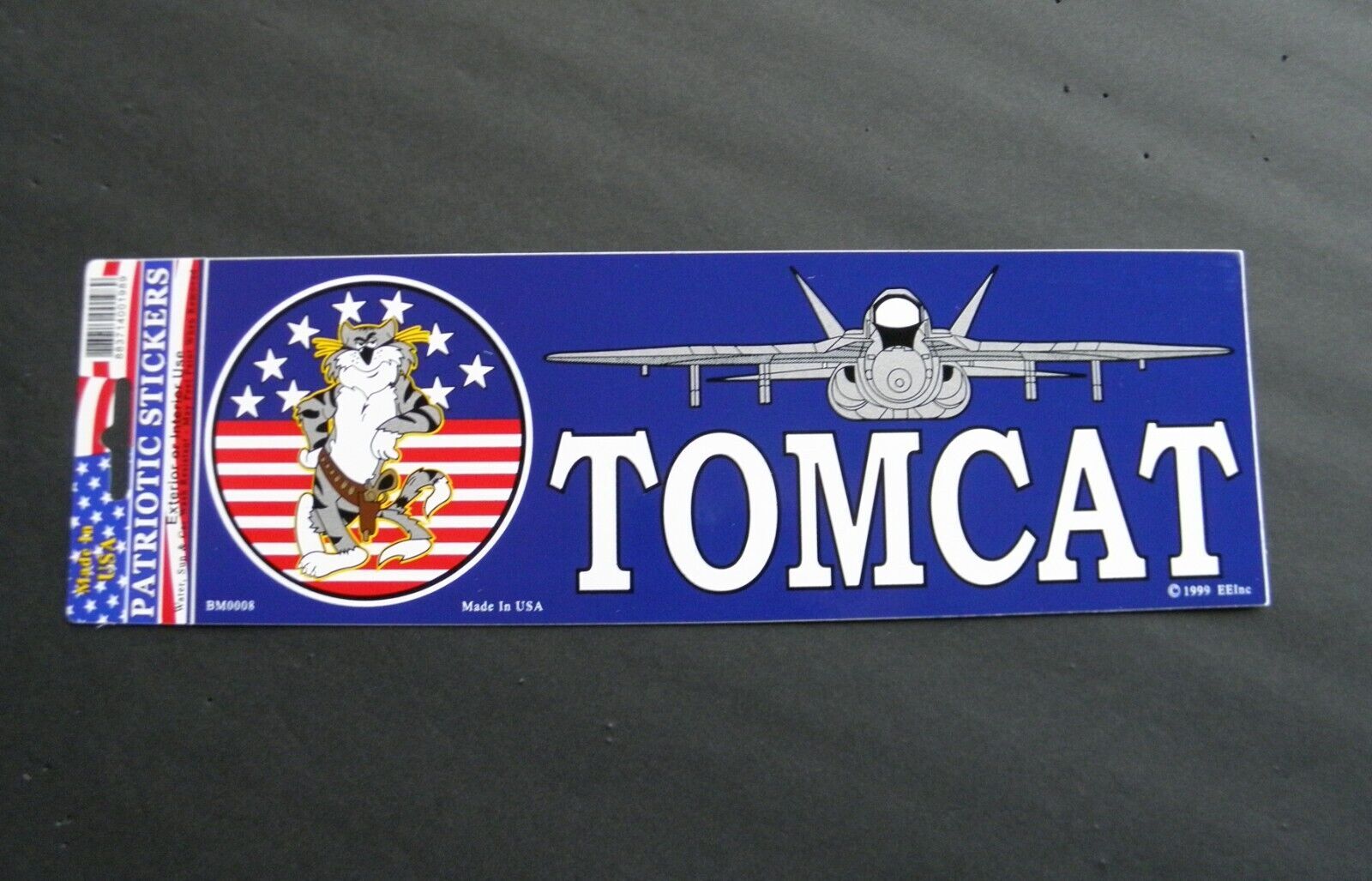 US Air Force USAF TOM CAT TOMCAT Bumper Sticker made in the USA 9.5 x 3 ...