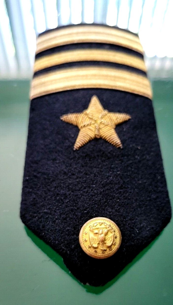 US NAVY COMMANDER HARD SHOULDER BOARD Bullion Star Go… - Gem