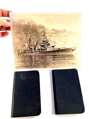 1944-45 WW2 Sailor Diary USS Tuscaloosa (CA-37) J.P. Gault JAPAN Iwo ...