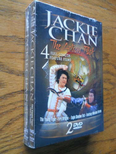 JACKIE CHAN THE ACTION PACK 4 FEATURE FILMS, DVD, BRAND NEW FACTORY ...
