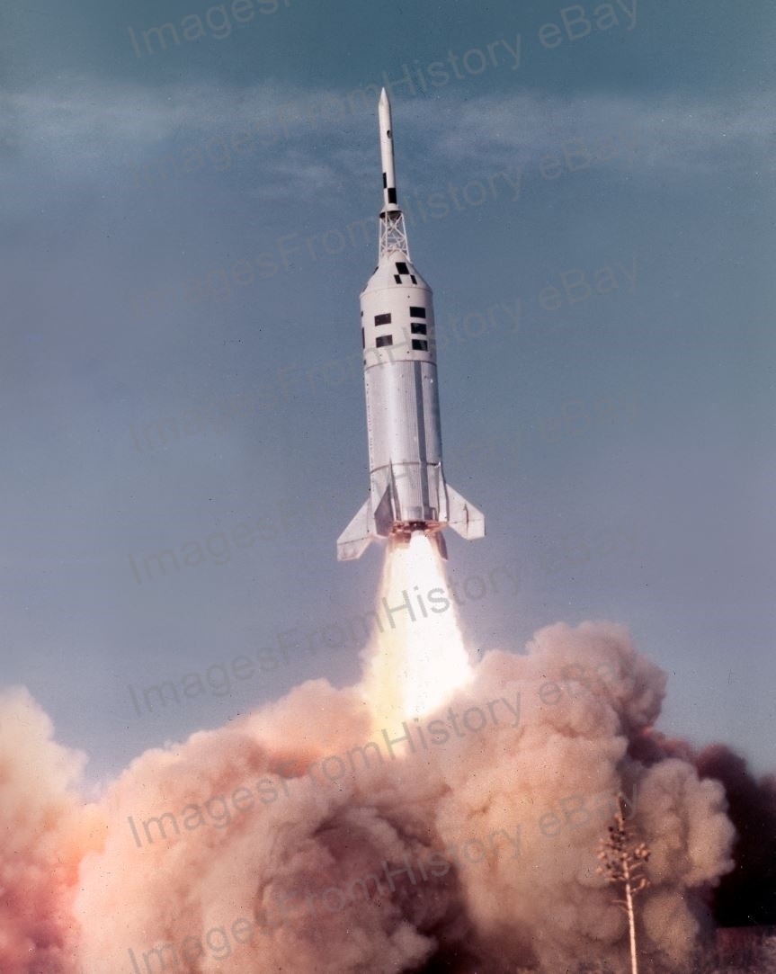 8x10 Print NASA Little Joe Launch Testing Escape Rocket 1960 #2017167 ...