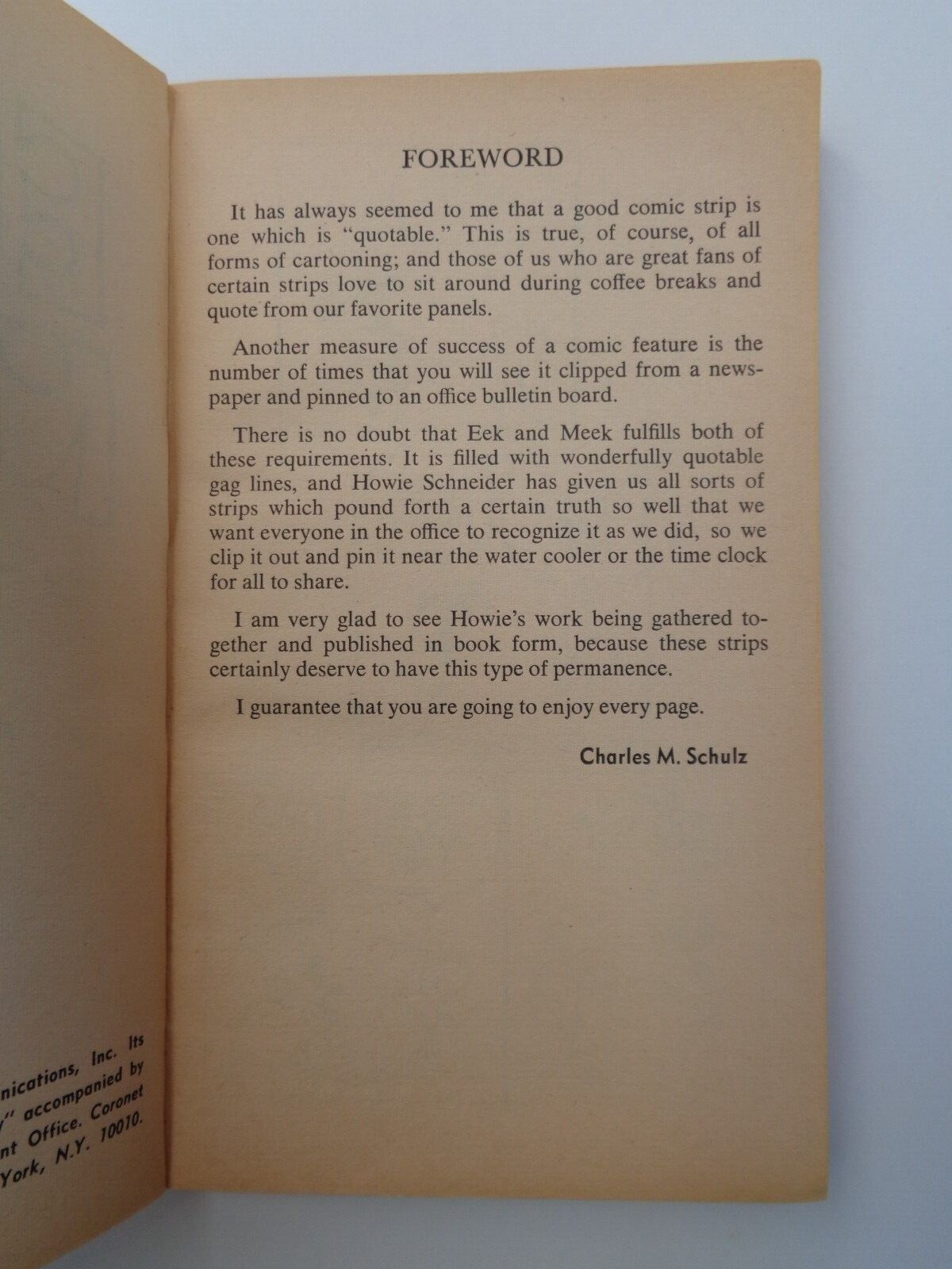 Vintage 1969 Eek and Meek Comic Book, Howie Schneider Forward Charles M ...