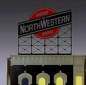 Miller Engineering 880201 HO/O Scale Cnw Sign Illuminated Sign | eBay