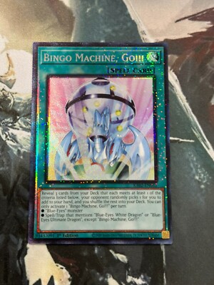 Yugioh Bingo Machine, Go!!! Prismatic Collectors Rare RA02 | eBay