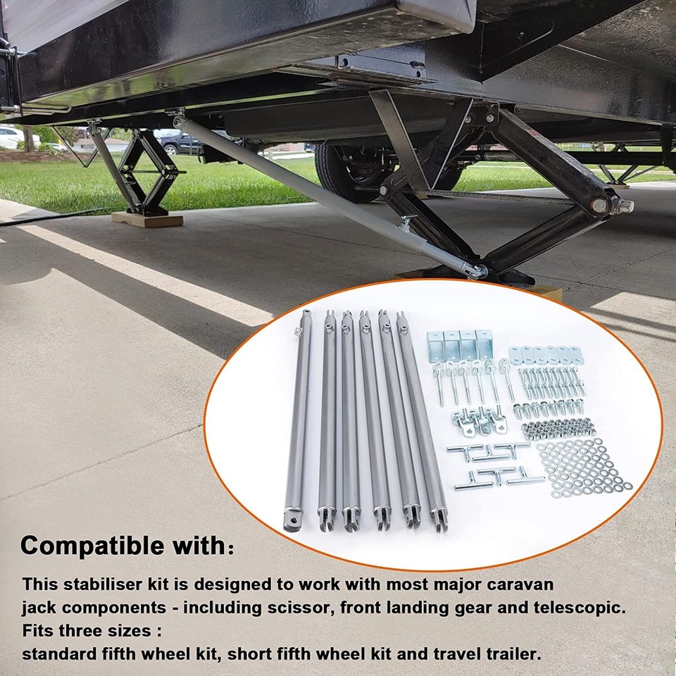 191025 Fit for RV Travel Trailer JT's Strong Arm Jack Stabilizer Kit | eBay
