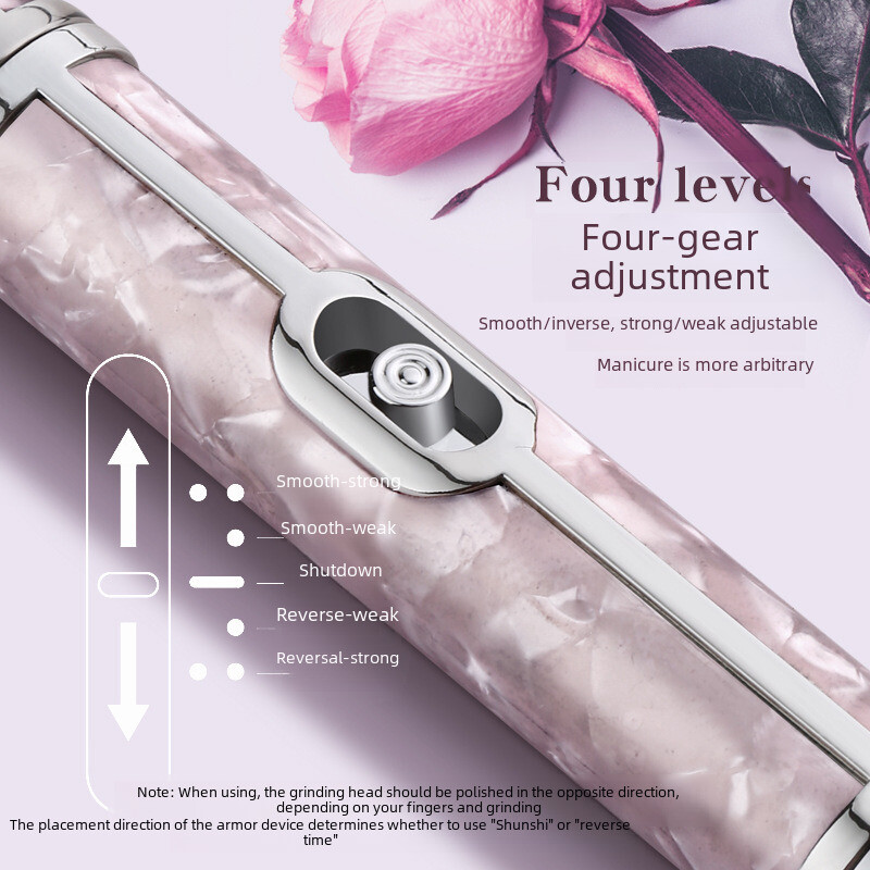 Nail Grinder for Human Toenail Sander for Thick Nails Cordless 4 Speeds ...