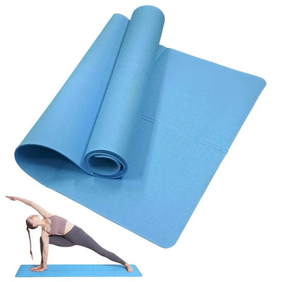 Yoga Mat Sports Fitness EVA Comfortable Foam 4Mm Thick Yoga Mat Sports ...