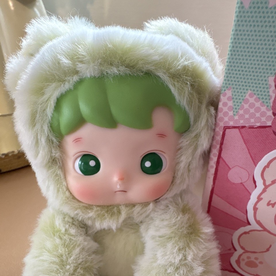 POP MART Haci Pupu Gummy Bear Green Apple Light Green Plush Boxed ...