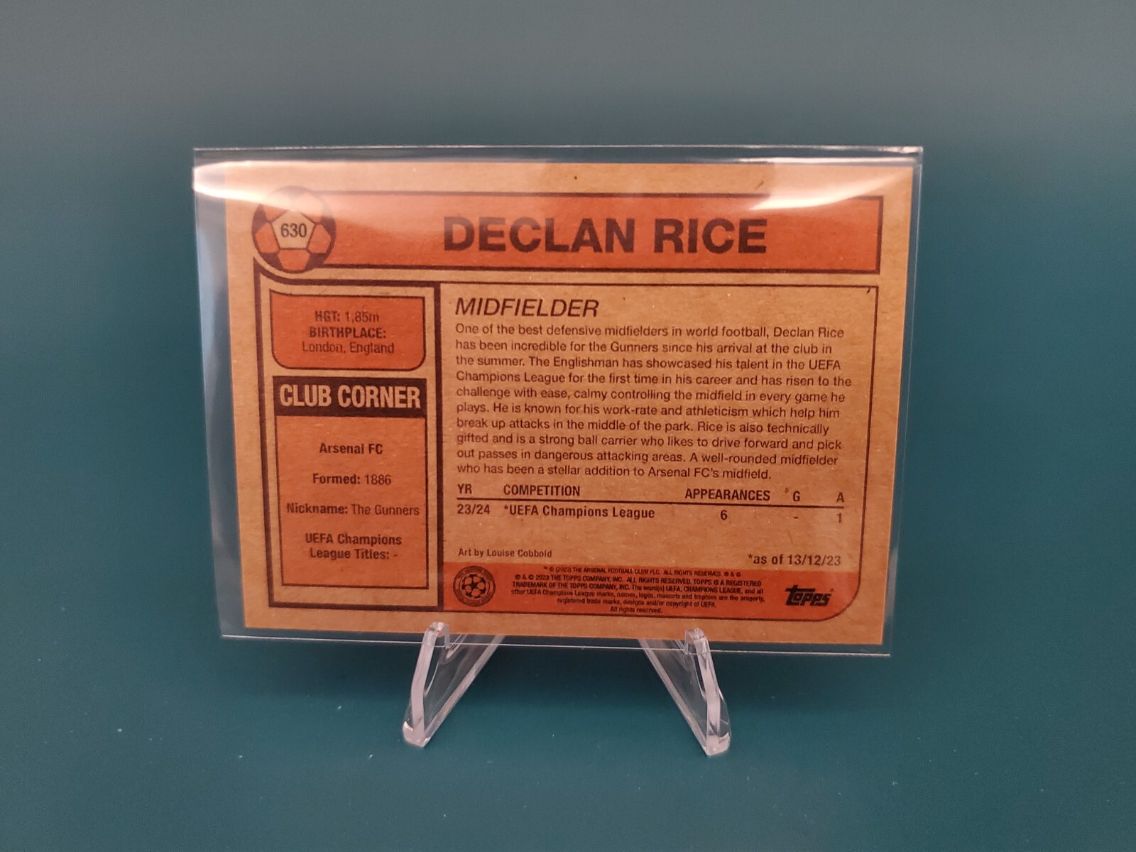 2023 Topps UCL Living Set - #630 Declan Rice for sale online | eBay