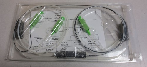 AFOP Coupler 900um 1310/1550nm Bandwidth 1x2 SC/APC DWWBC SMF28 1m 811 ...