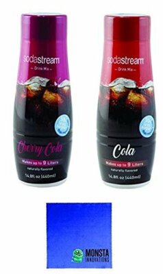 SodaStream 14.8 fl Ounce Cherry Cola and Classic Cola Syrup- Twin Pack ...