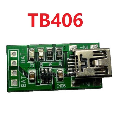 1 PCS TB406 TP4057 DC 5V to 4.2V Step-down Li Lithium Battery Charger ...