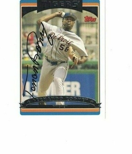 FERNANDO RODNEY SIGNED IP TOPPS #UH115 2006 DETROIT TIGERS AUTO | eBay