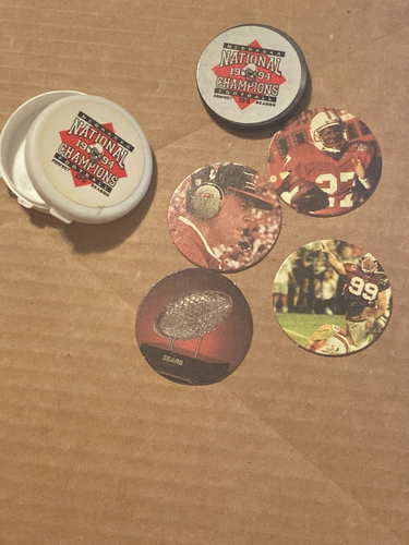 Vintage Nebraska Football 1994 National Champions Pogs - RARE ITEM | eBay