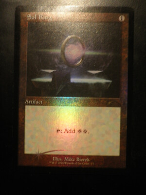 mtg magic sol ring retro FOIL ENGLISH anneau solaire 2 available | eBay