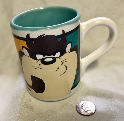 Vintage Tasmania Devil Coffee Mug “Looney Tunes Logo” | eBay