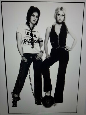 Custom PRINTED 24X36 RUNAWAYS JOAN JETT Cherie Currie POSTER RARE #2 ...