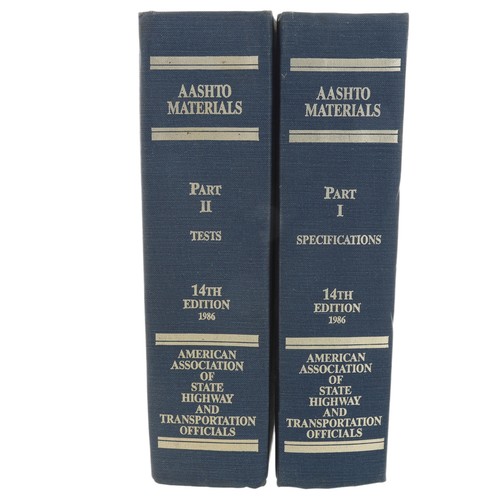 Aashto Materials: Part I, Specifications and Part II, Tests, 14th ...