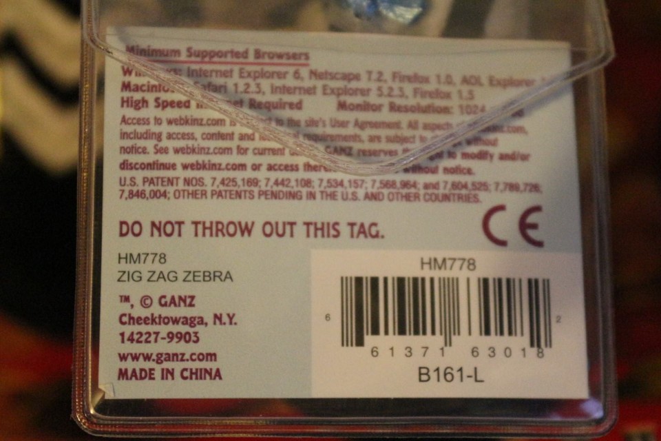 WEBKINZ ZIG ZAG ZEBRA.COMES WITH SEALED/UNUSED CODE/TAG-NICE GIFT | eBay