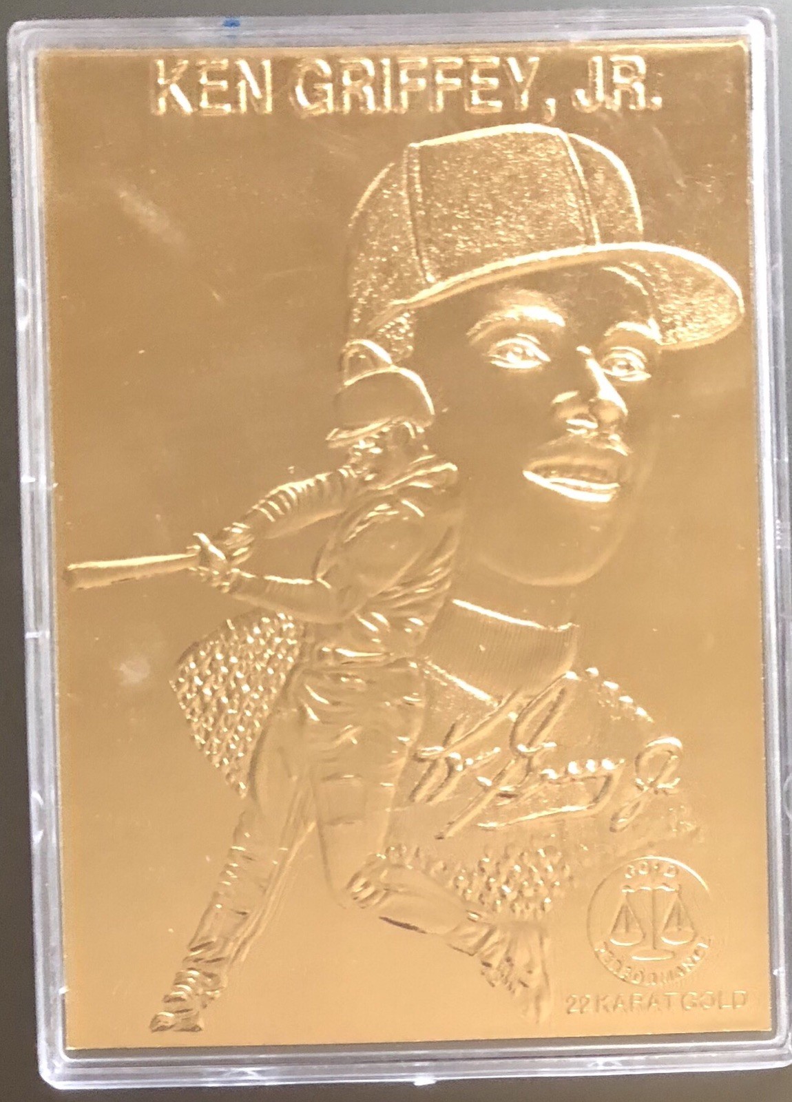 22 Karat Gold Baseball Collectible Ken Griffey Jr 1996 Edition | eBay