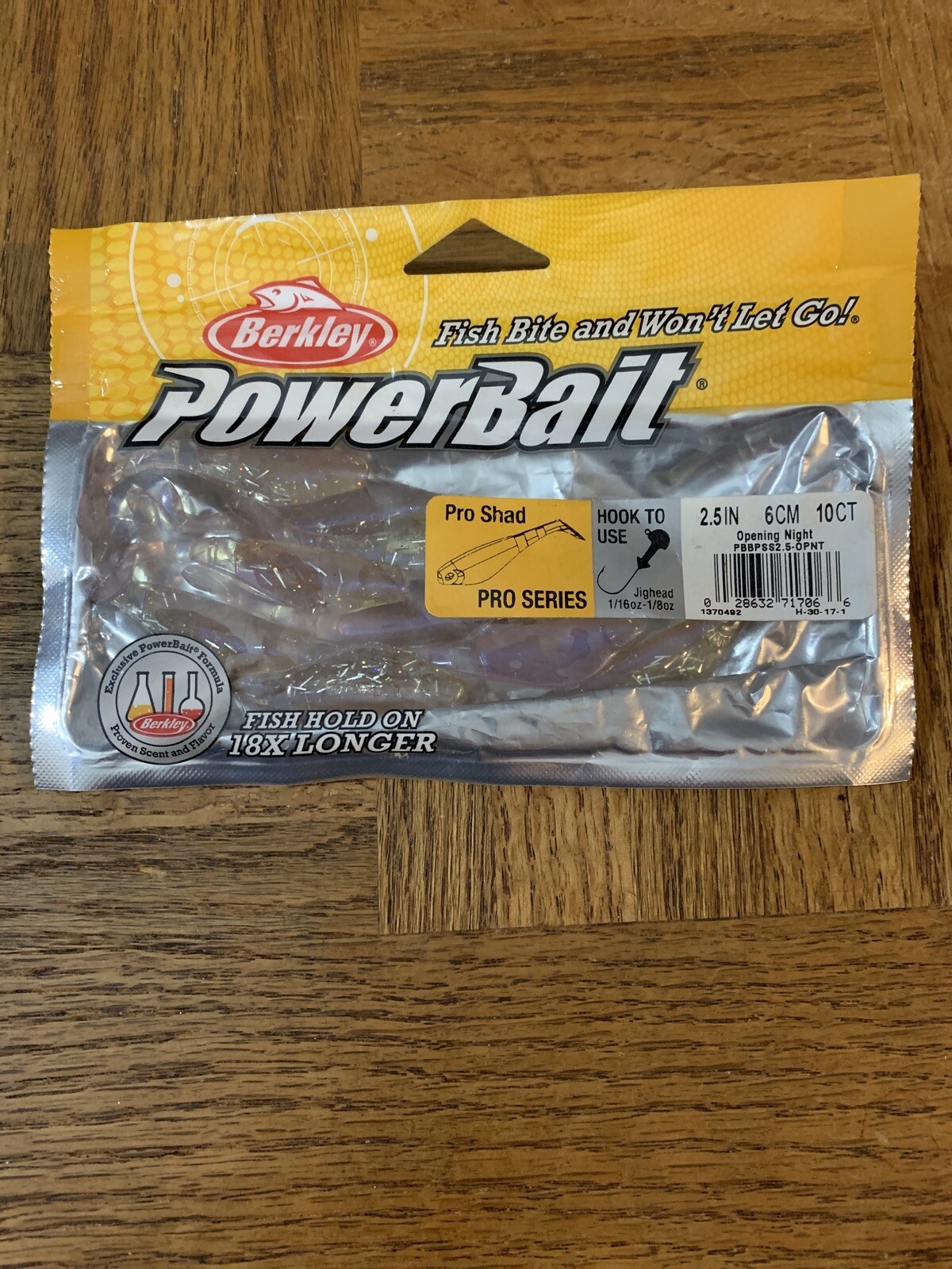 Berkley Power 2.5" 1ea 10ct Pro Shad Opening Night-Brand New-SHIPS N 24 ...