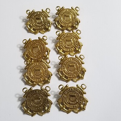 United States Coast Guard Brass Pin Vintage Metal USCG Insignia Hat ...