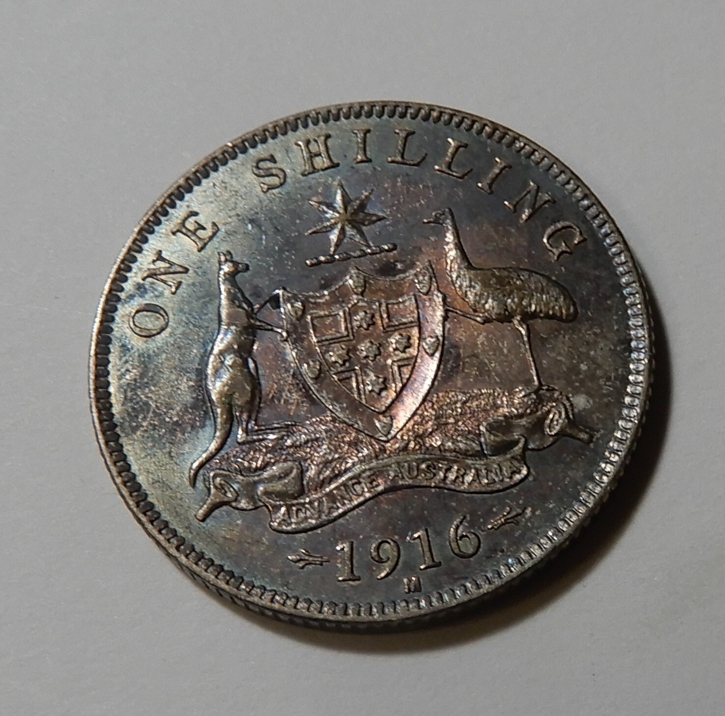 1916 M Australia 1 SHILLING KM# 26 Higher Grade RARE | eBay