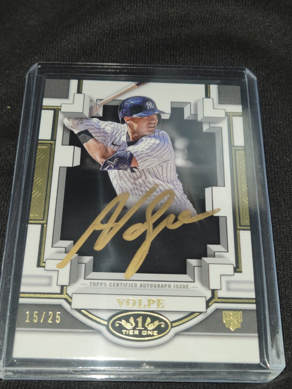 Anthony Volpe 2023 Topps Tier One Break Out Autograph # 15/25 NEW YORK ...